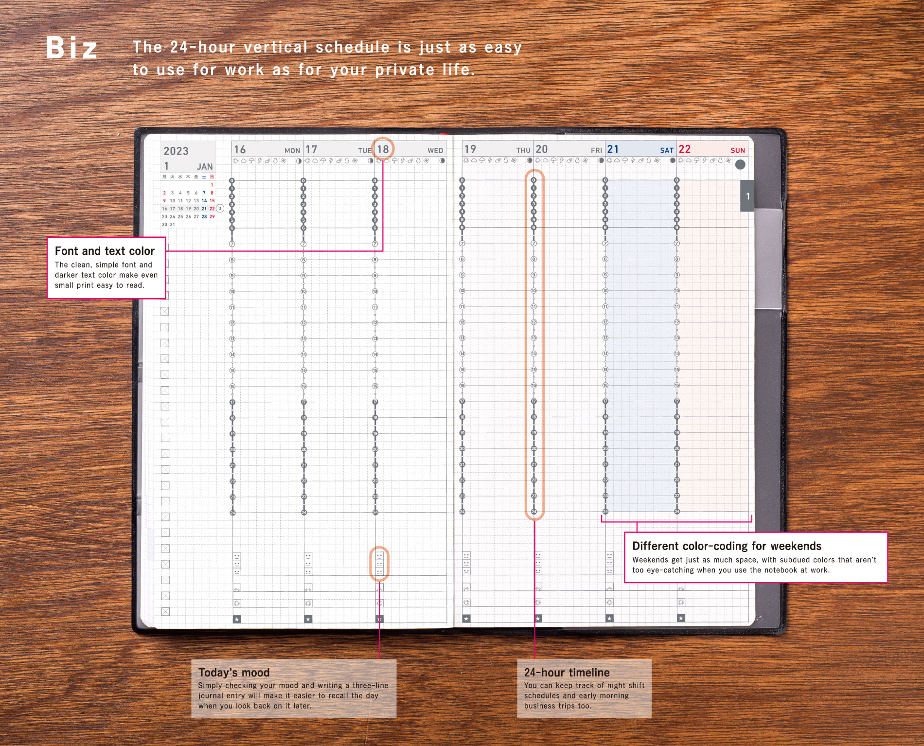 DIARY|Concept|Kokuyo Jibun Techo planner 2023|Product Information|KOKUYO Stationery